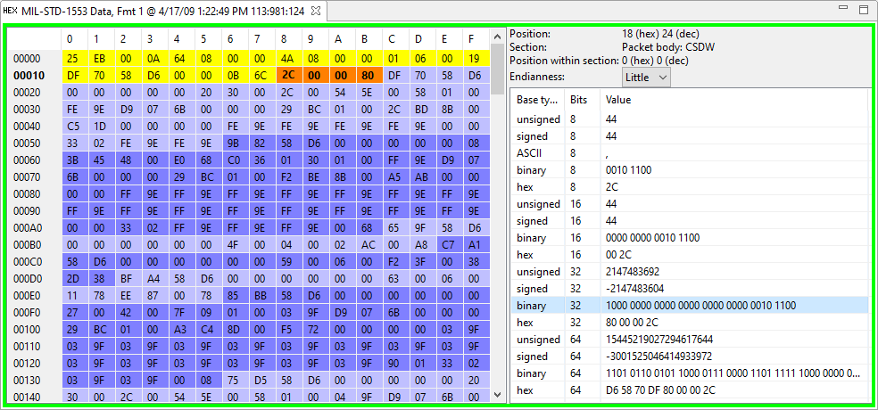 FLIDAS Flight Data Studio: IRIG 106 Chapter 10 telemetry data analysis - FLIDAS screenshots